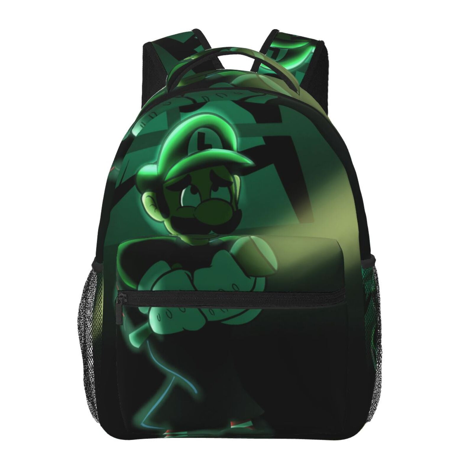 Scary Luigi's Mansion Adjustable Laptop Backpack School Student Book ...