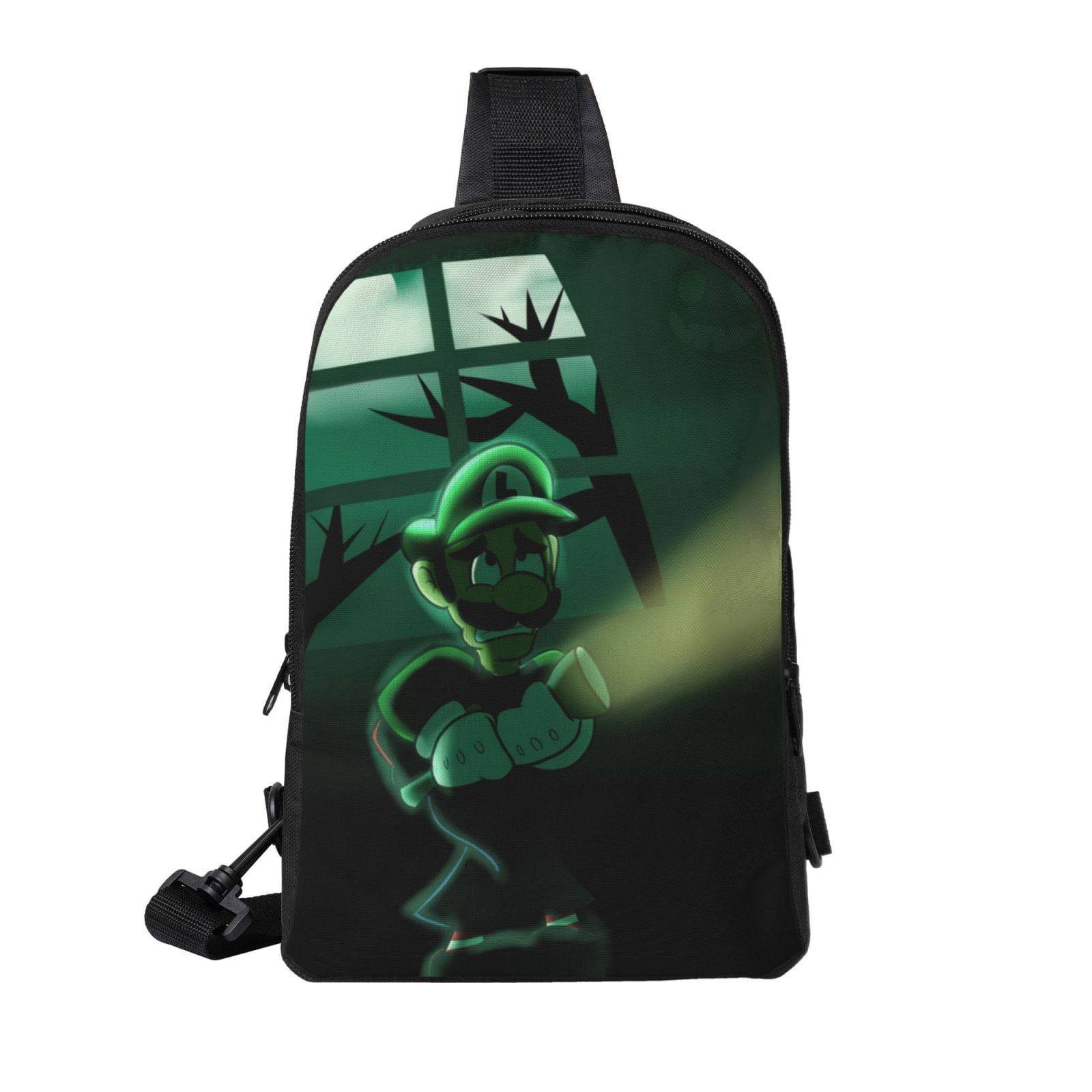 Scary Luigi's Mansion Chest Bags For Women Men Teen Sling Bag Crossbody ...