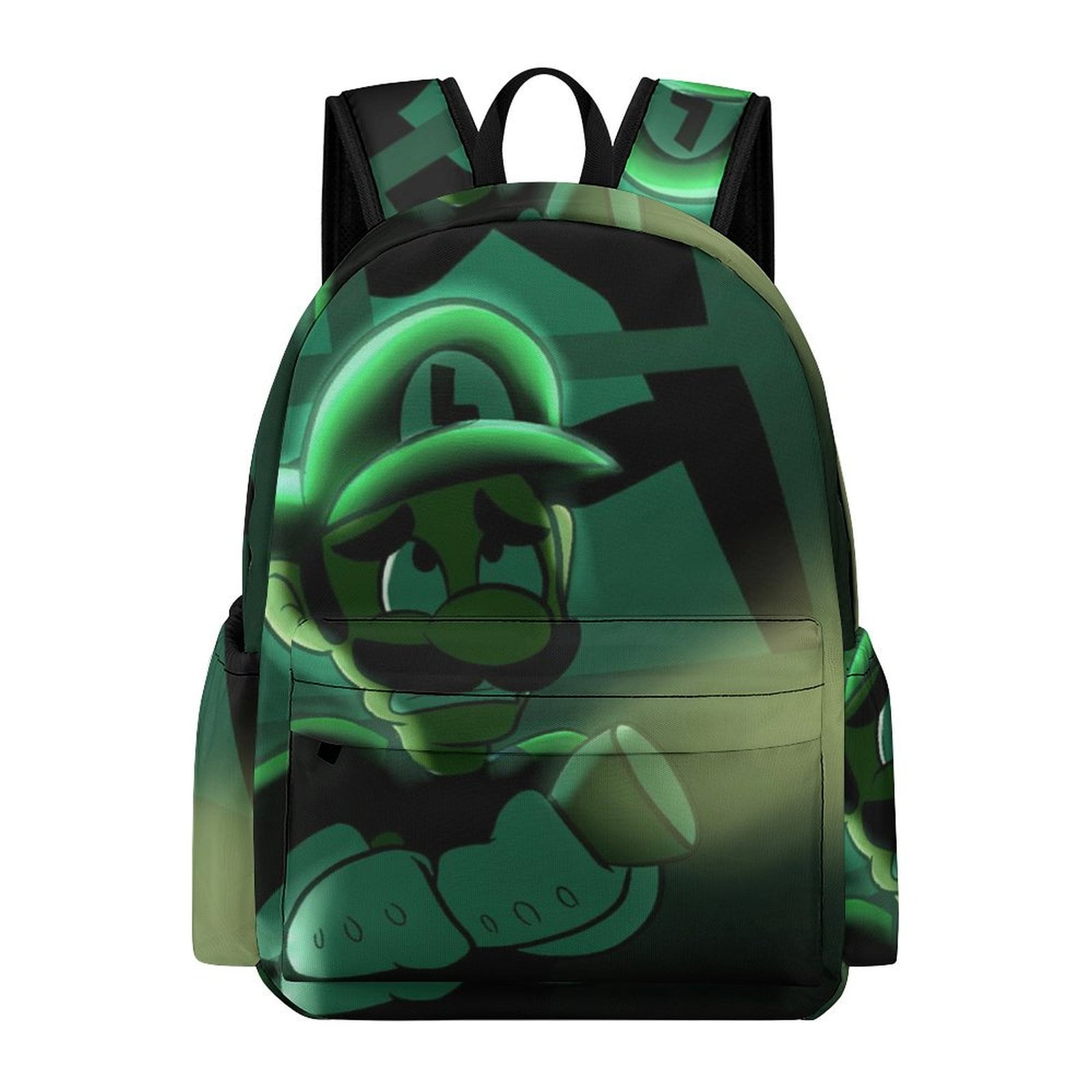 Scary Luigi's Mansion Laptop Backpack Schoolbag Adjustable Daypack ...
