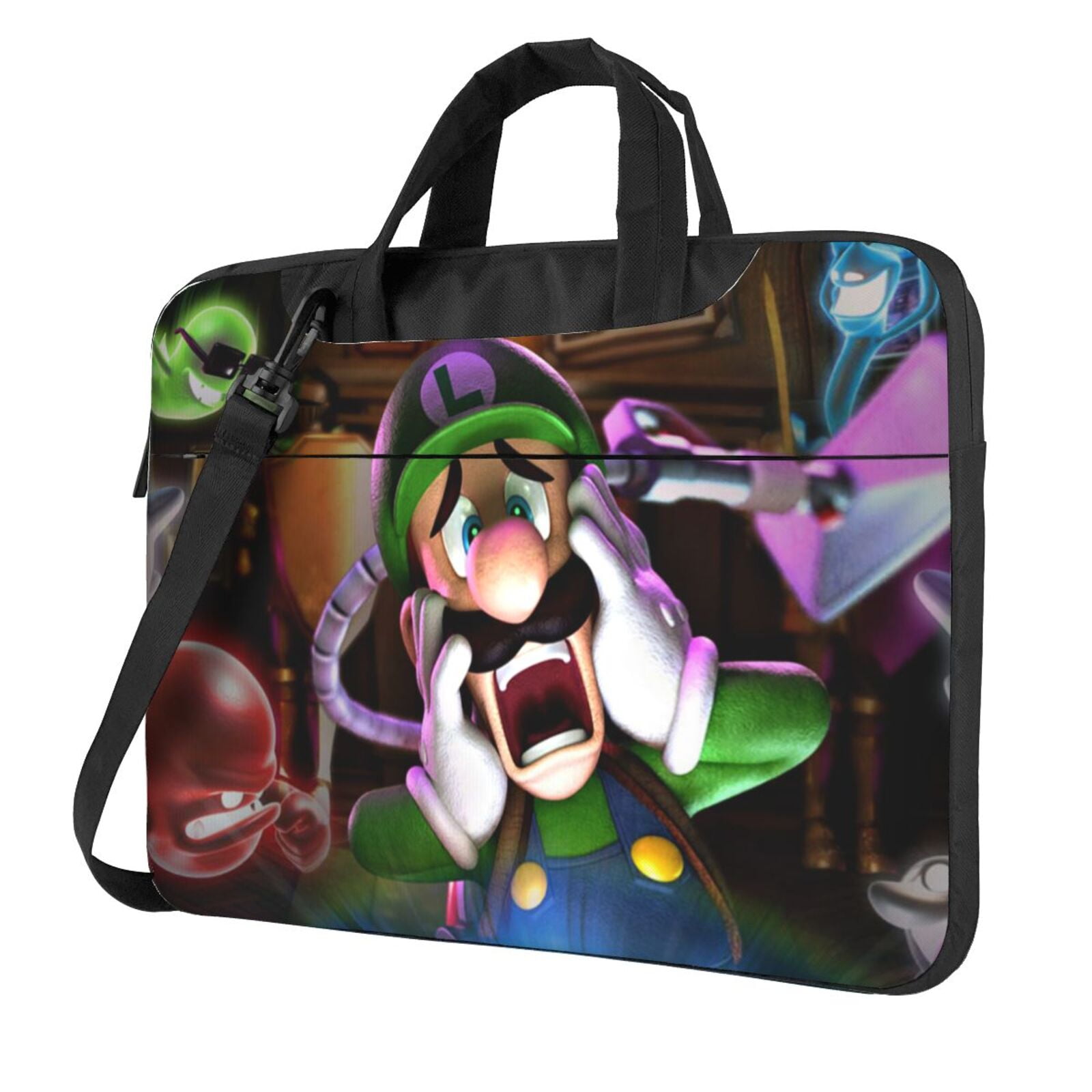 Scary Luigi's Mansion Laptop Bag Portable Shoulder Laptop Case Sleeve ...