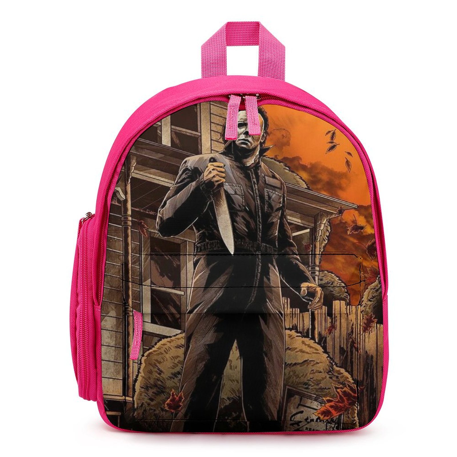 Scary Michael Myers Adjustable Daypack Backpack Lightweight Satchel ...