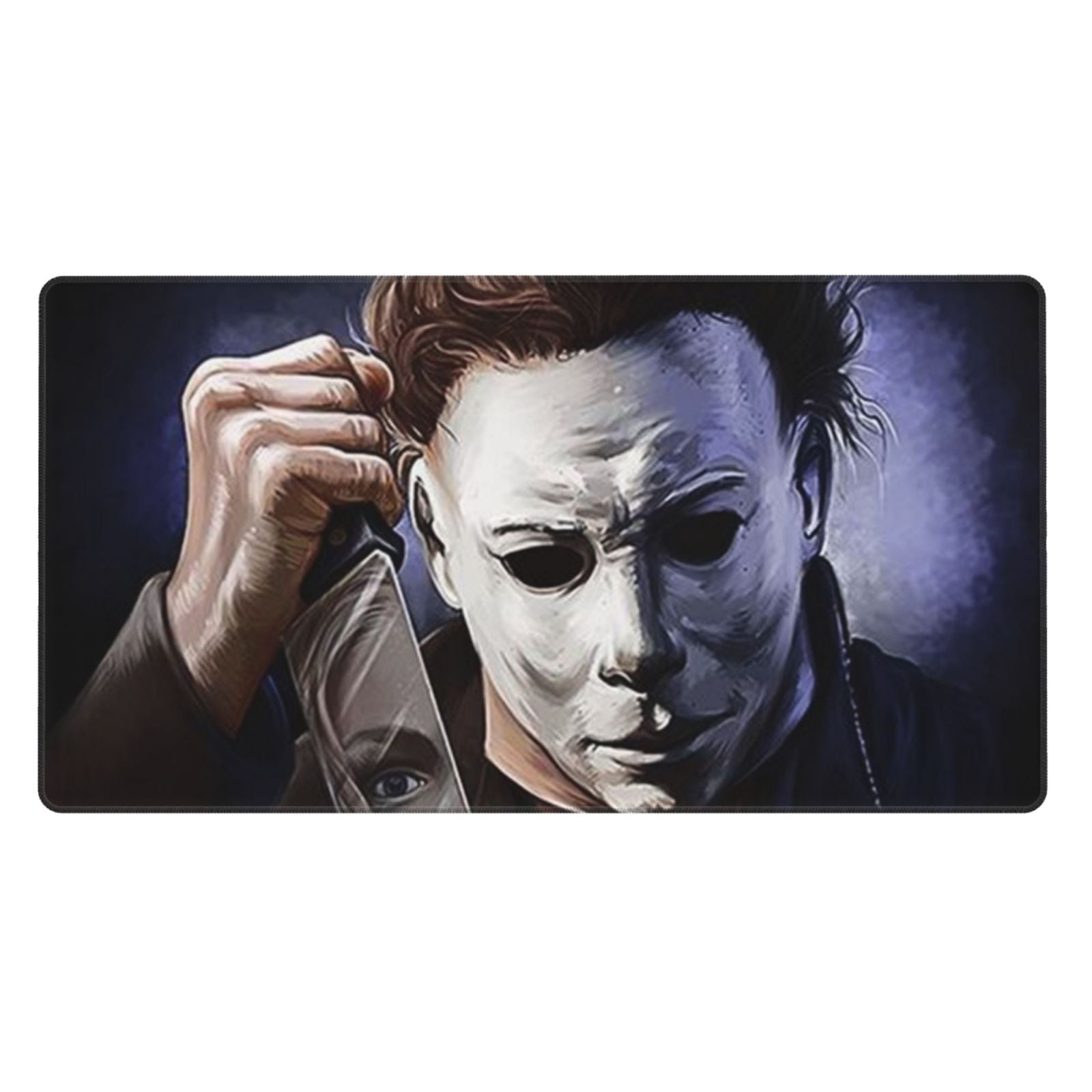 Scary Michael Myers Extended Gaming Mousepad Stitched Edge Mouse Pad 15 ...