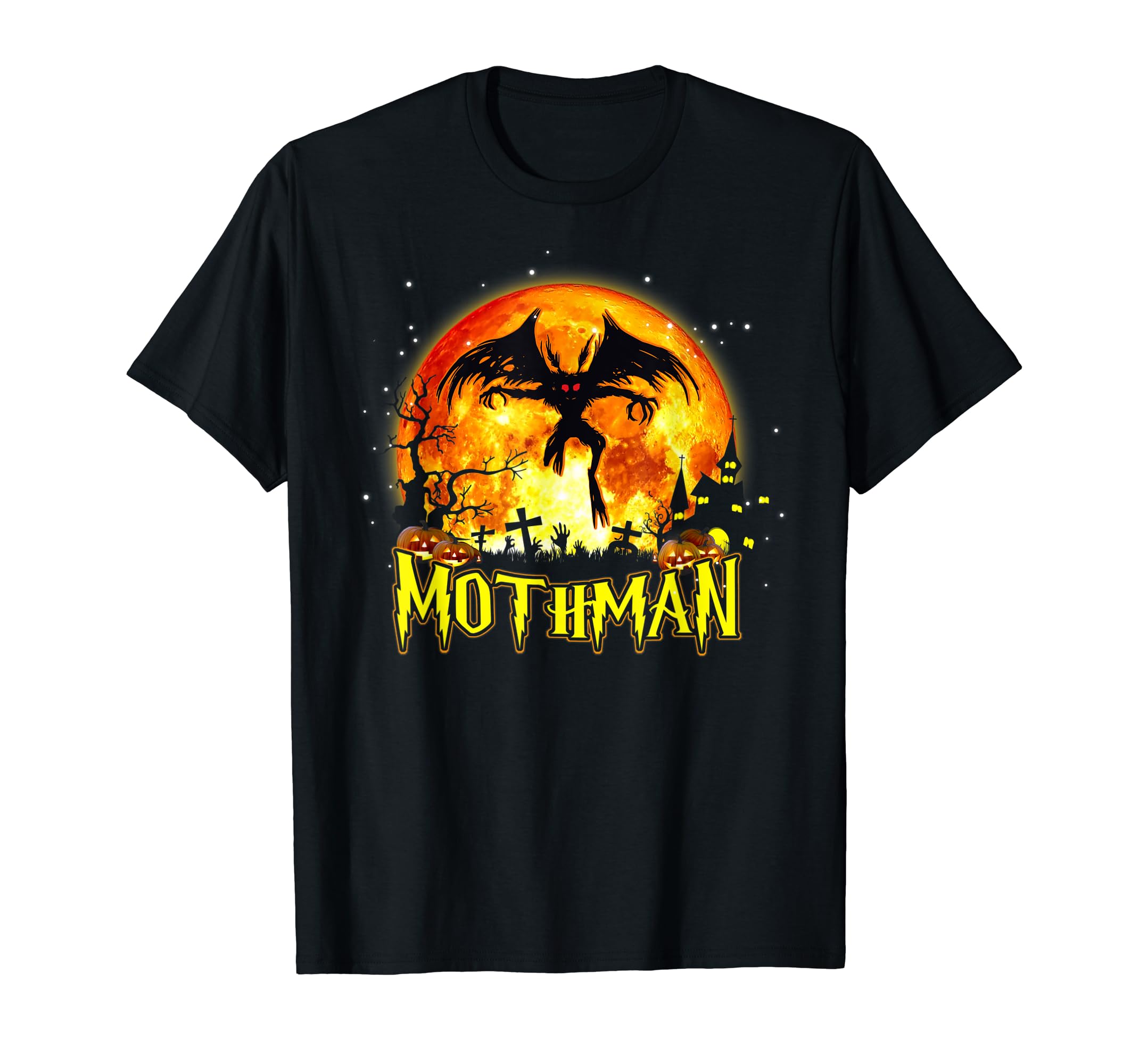 Scary Mothman Cryptid of Point Pleasant Halloween Costume T-Shirt - Walmart.com