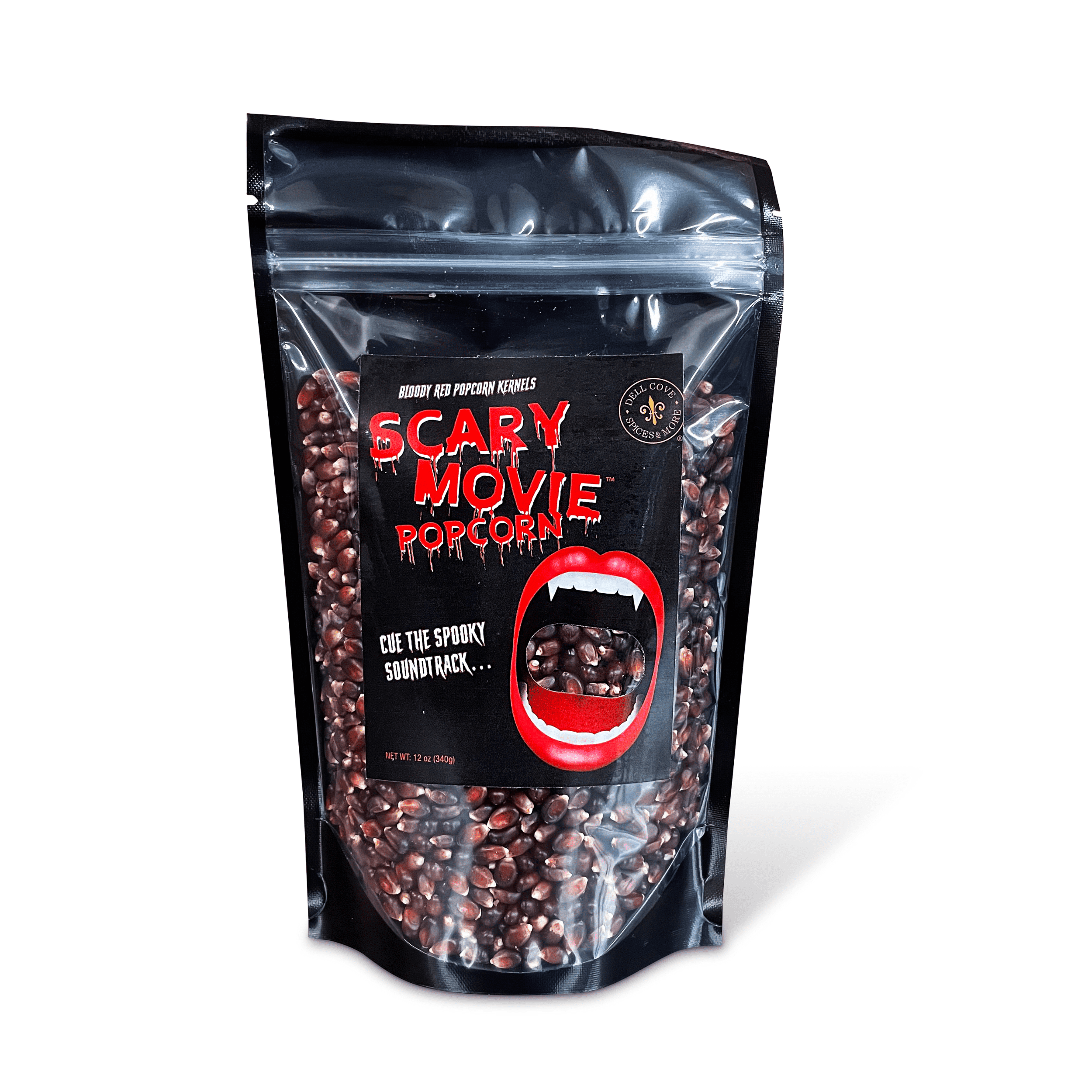 Scary Movie Popcorn Bloody Red Kernels with Corny & Crunchy Flavor ...