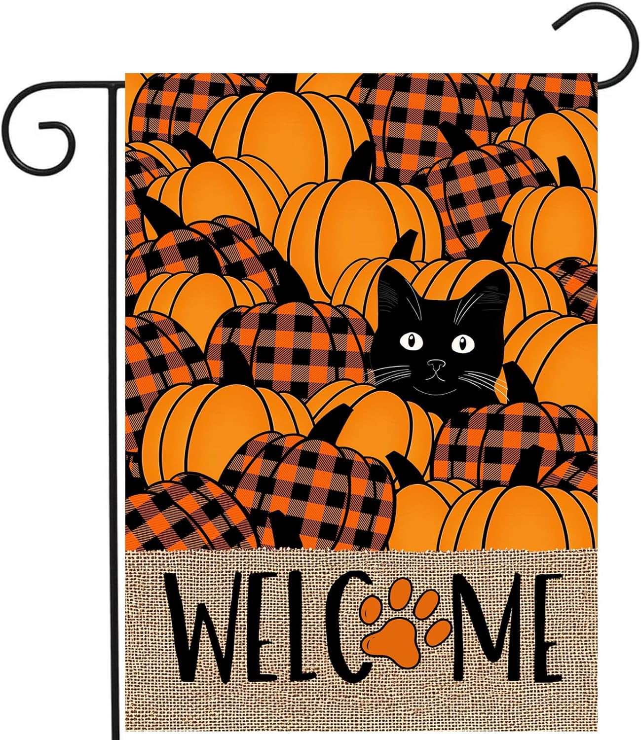 Scary Pumpkin Garden Flag Spooky Halloween Yard Flags for Outside ...