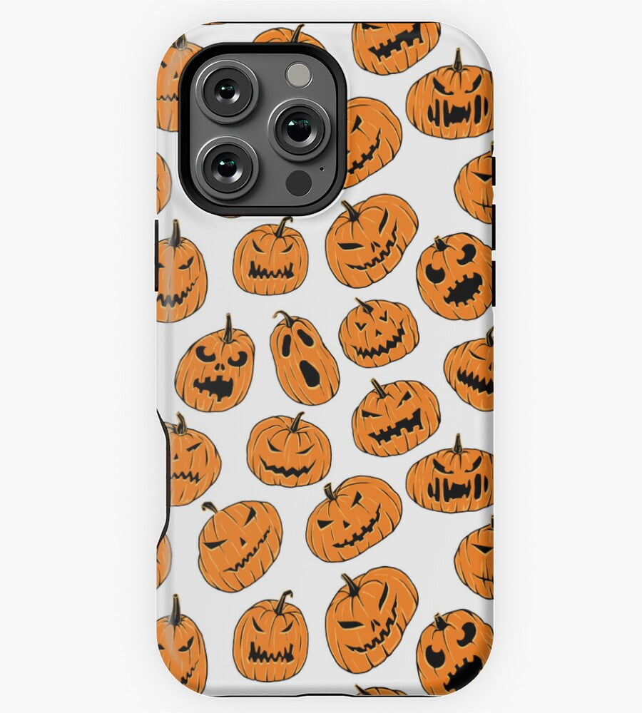 Scary Pumpkin Heads Light GA6147 Phone Case for iPhone 11 to 17 Pro Max ...