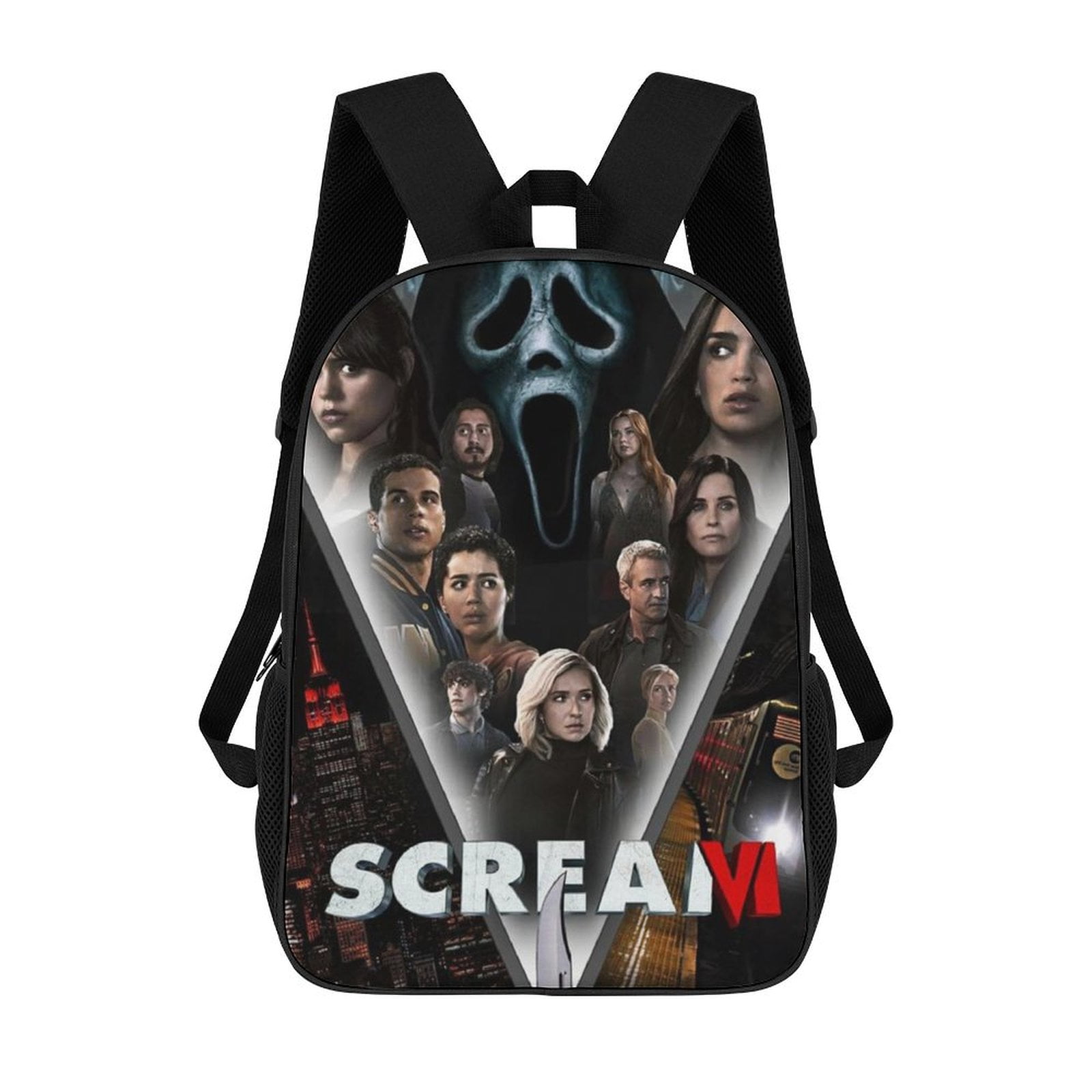Scary Scream Ghostface Backpack Casual Daypack School Bag Satchel ...