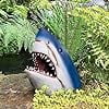 Scary Shark Head Outdoor Ornament Decor,Gutter Downspout Extensions ...