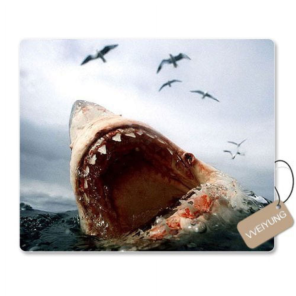 Scary Shark Mouse pads Gaming Mouse Pad 9.84x7.87 inches - Walmart.com