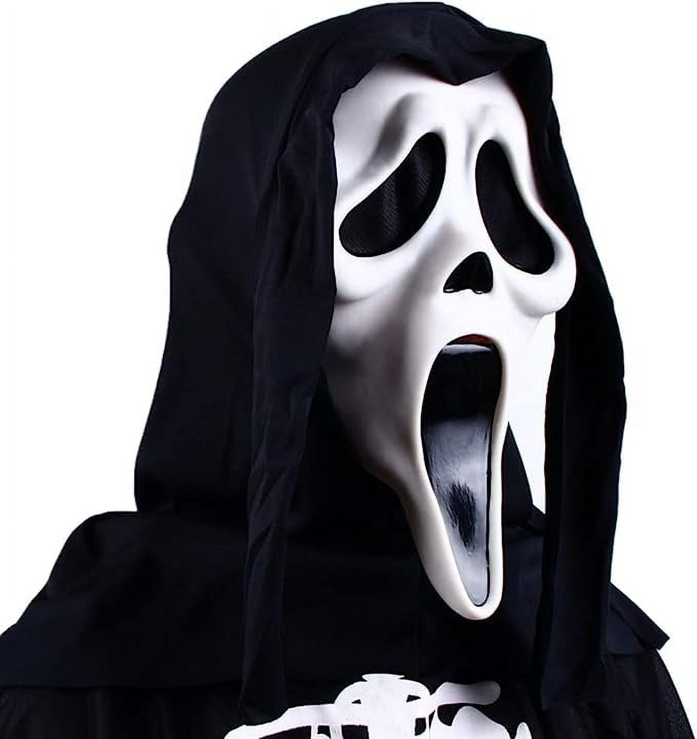 Scary Ghost Mask - 1pc Full Face Halloween Cover - Walmart.com