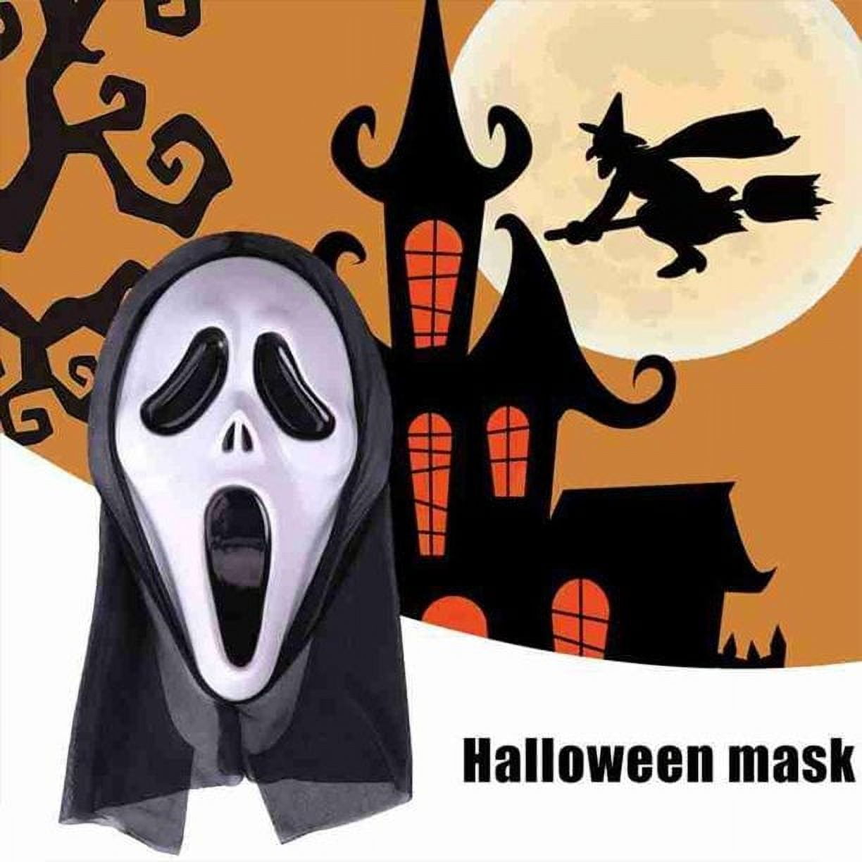 Scary Skull Head Mask – Frightening Halloween Prop for Costume Events ...