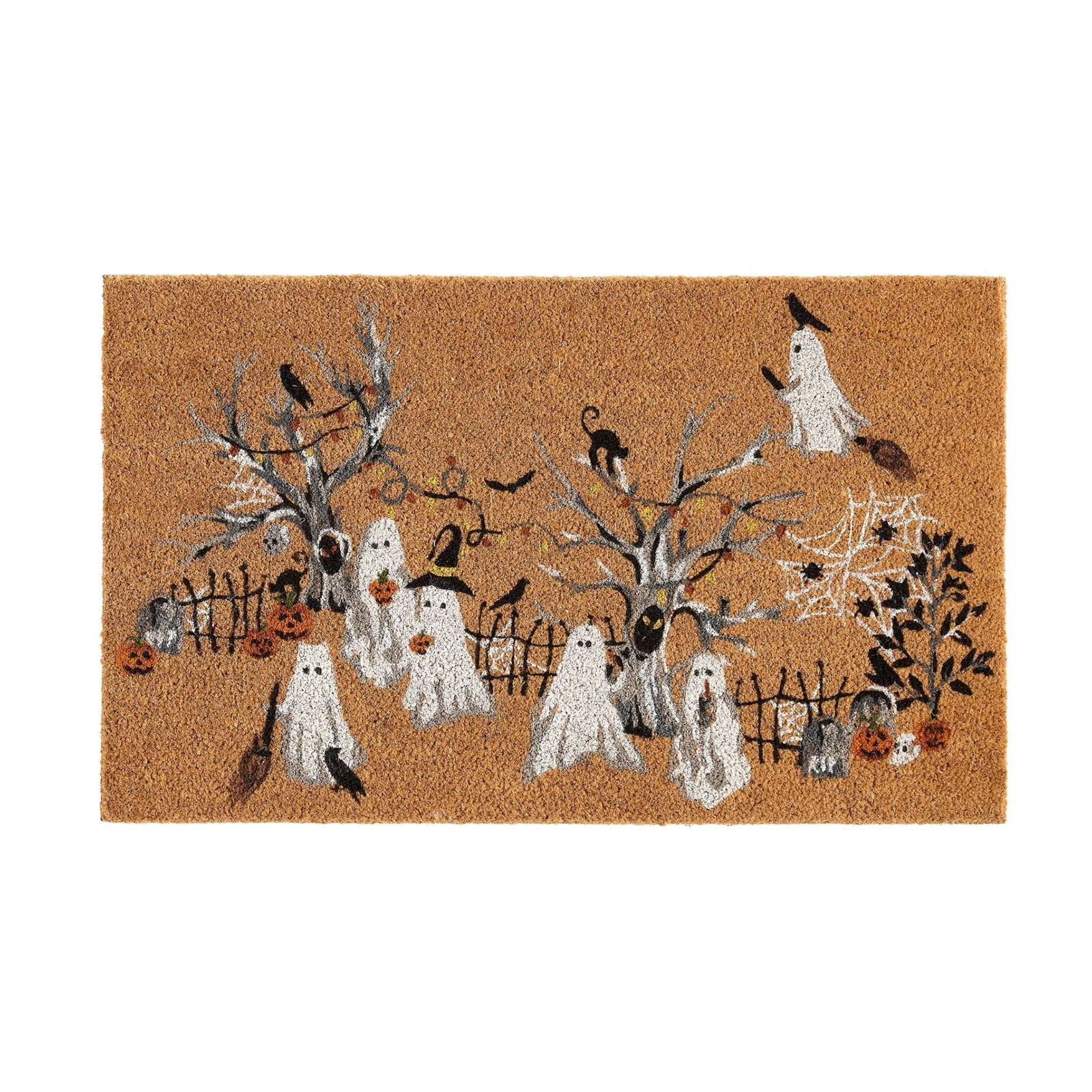 Scary Squad Doormat Halloween Gus the Ghost Entry Front door - Funny ...