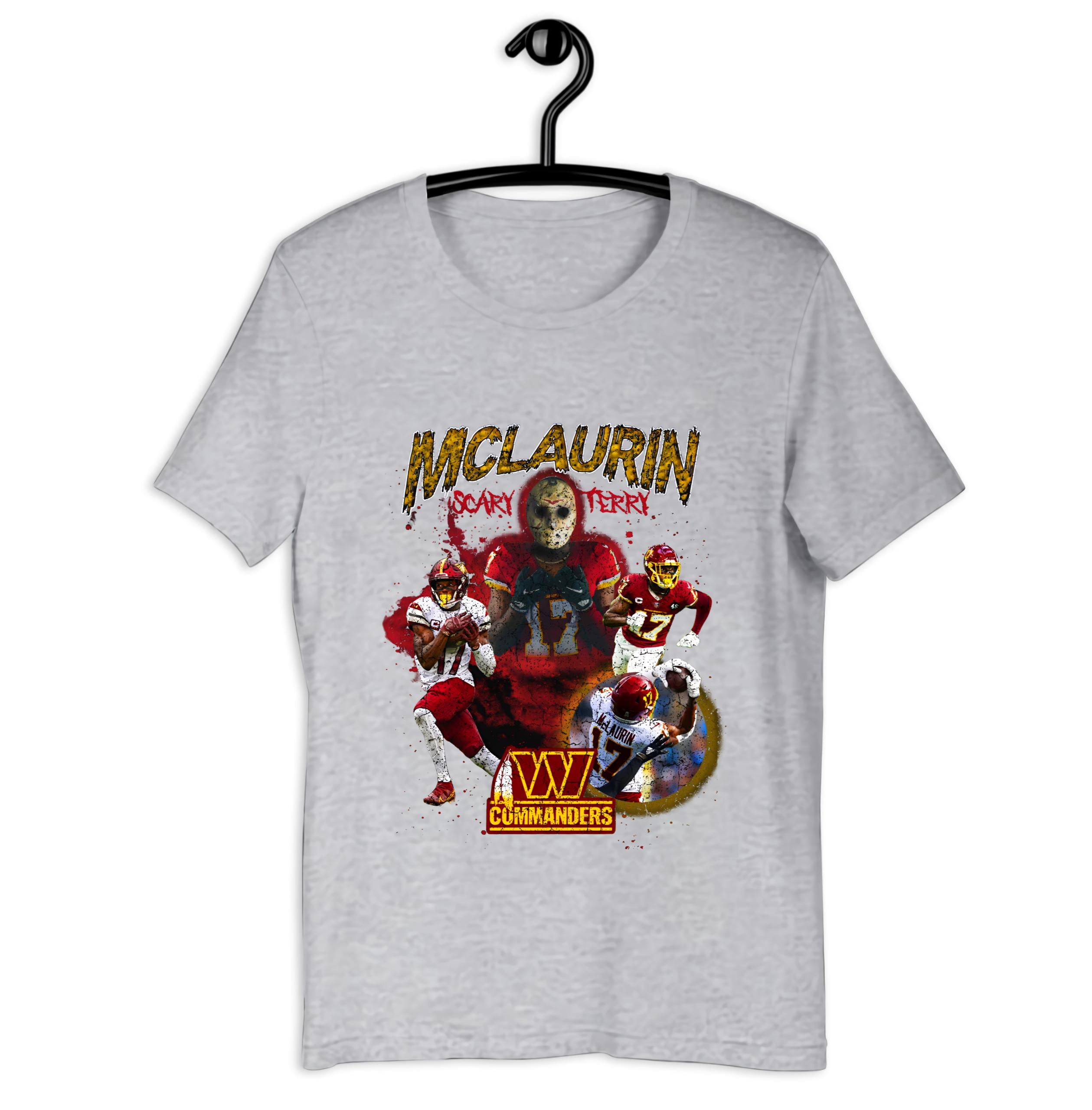 Scary Terry Mclaurin Washington Commanders Vintage T-shirt Washington ...