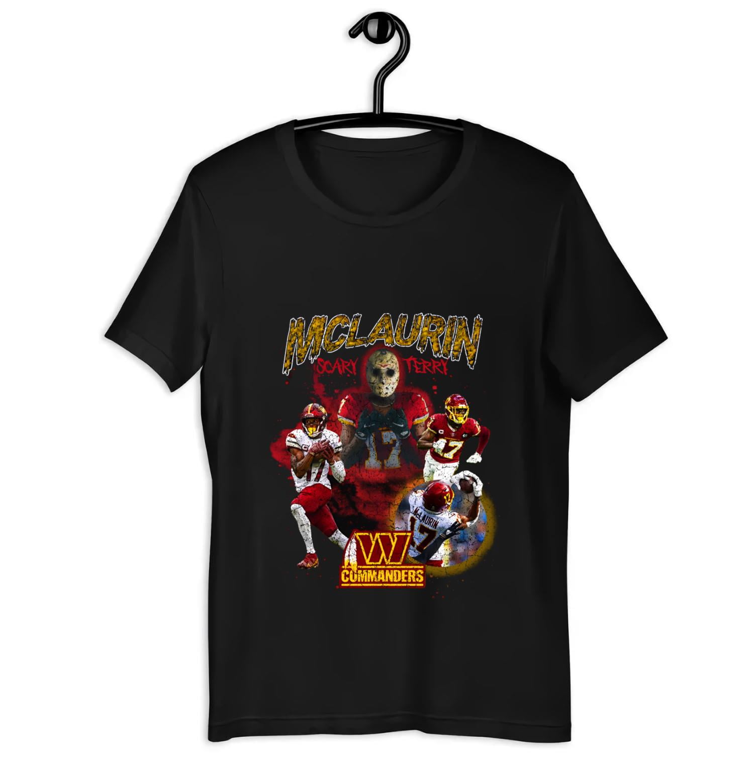 Scary Terry Mclaurin Washington Commanders Vintage T-shirt Washington ...