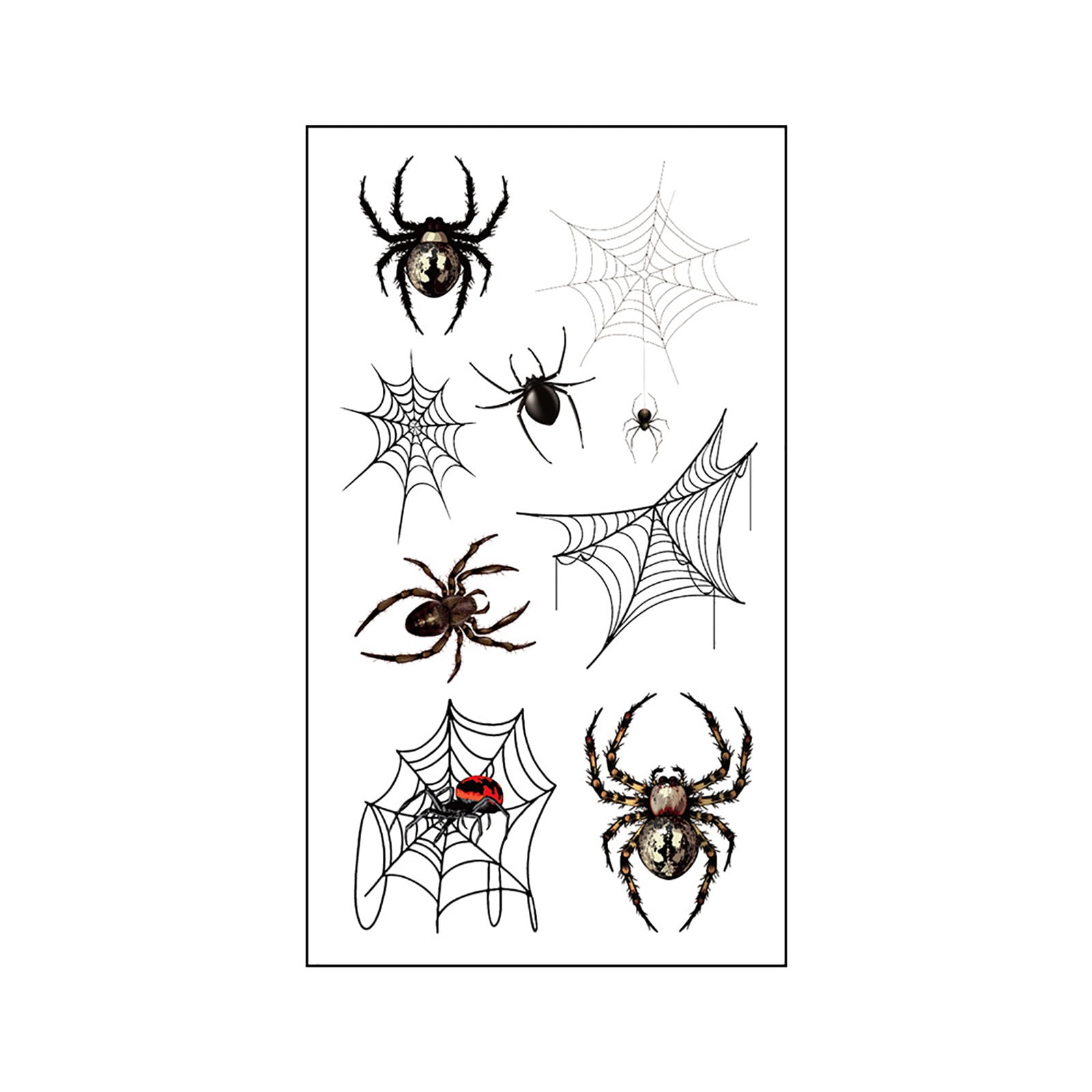 Scary Three-Eye Halloween Sticker Temporary Tattoo, Body Art for Party ...