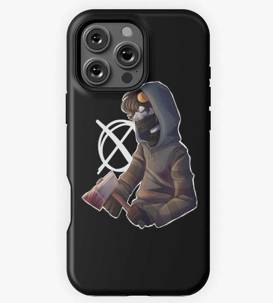 Scary Ticci Toby Creepypasta Art GA1711 Phone Case for iPhone 11 to 17 ...