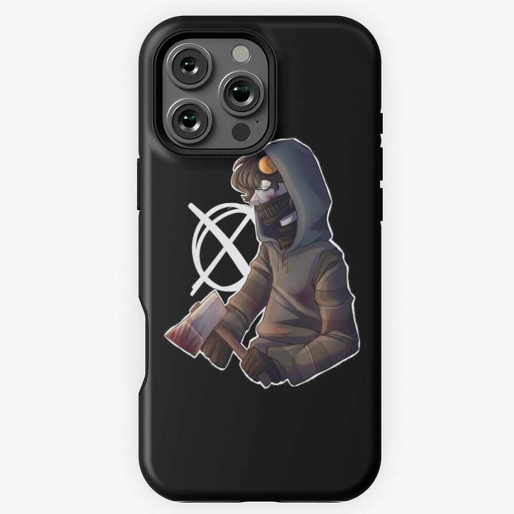 Scary Ticci Toby Creepypasta Art Phone Case for iPhone 16 15 14 13 12 ...