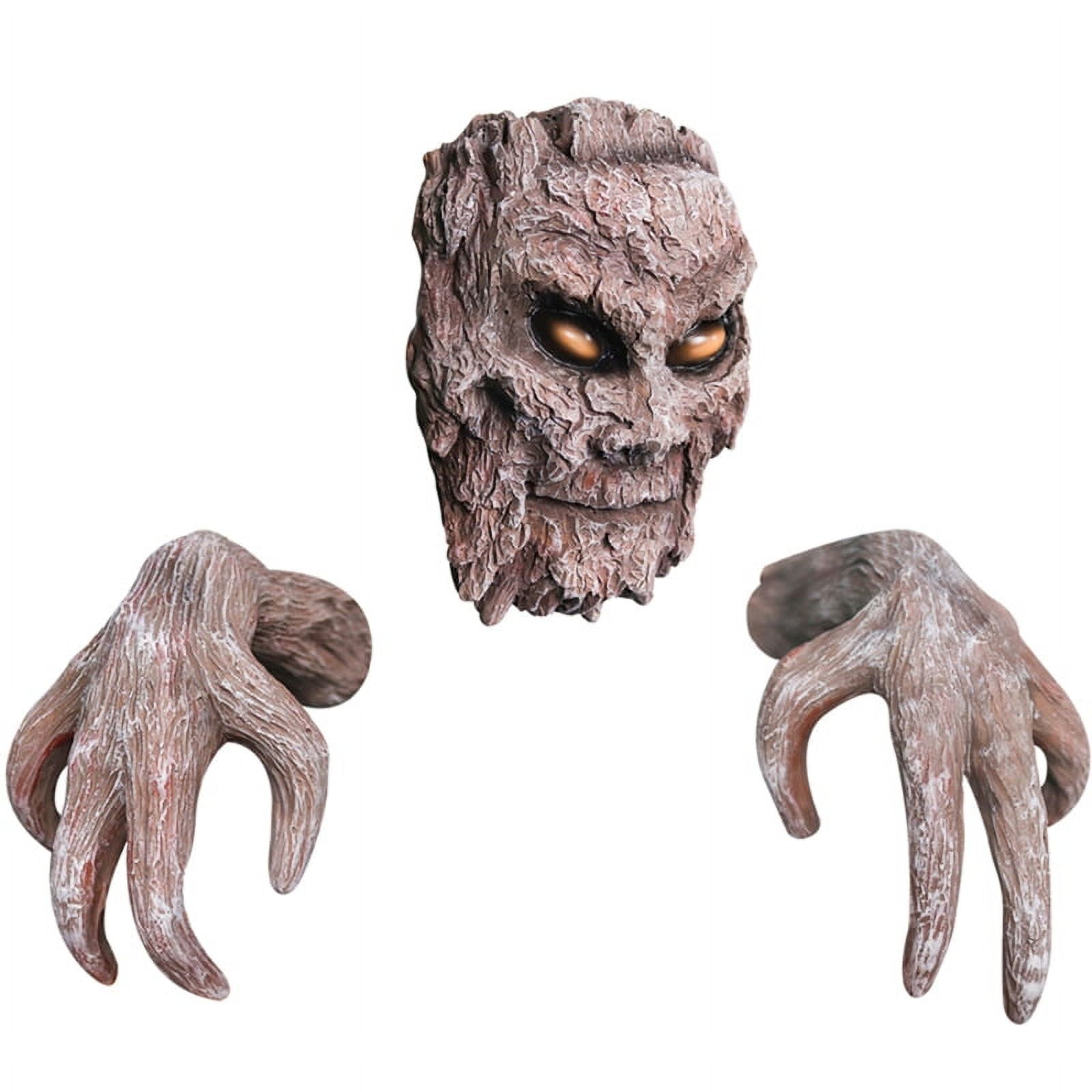 Scary Tree Bark Face Decor Garden Horror Tree Wall Hanging Ornaments ...