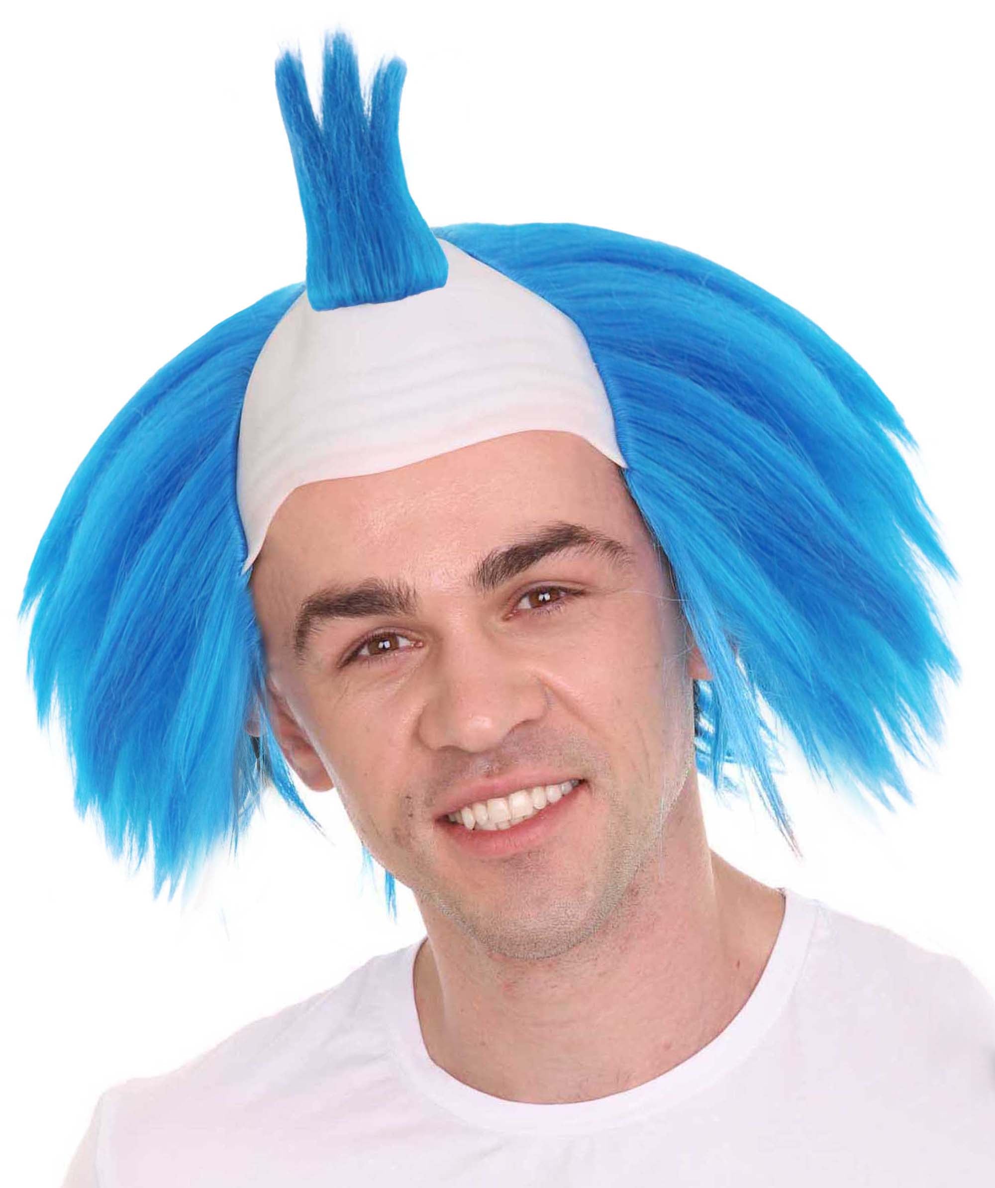 Scary Twisted Clown Blue Wig | Horror TV/Movies Wigs - Walmart.com