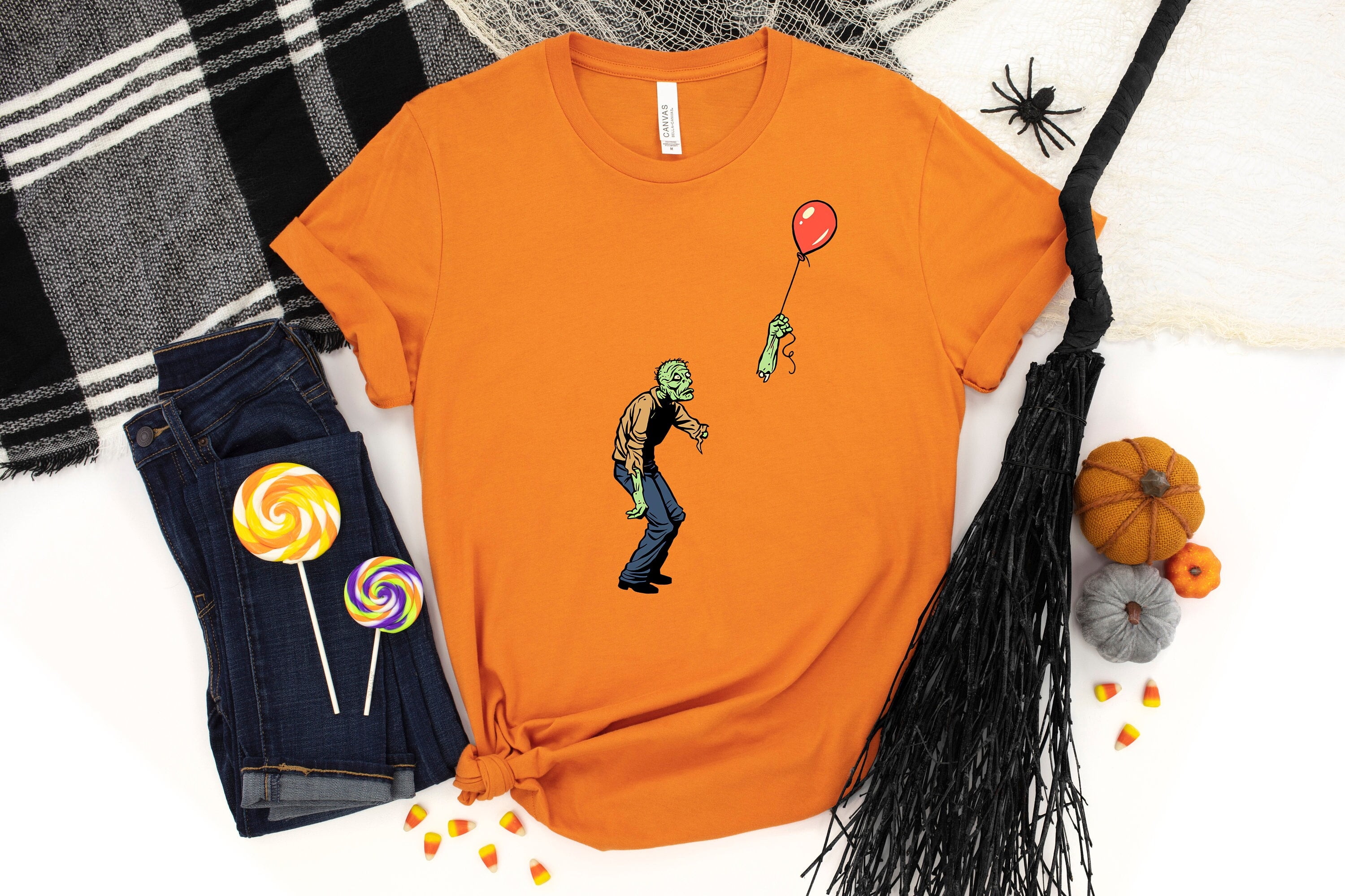 Scary Zombie Shirt Spooky Shirt Happy Halloween Shirt Trick or Treat ...