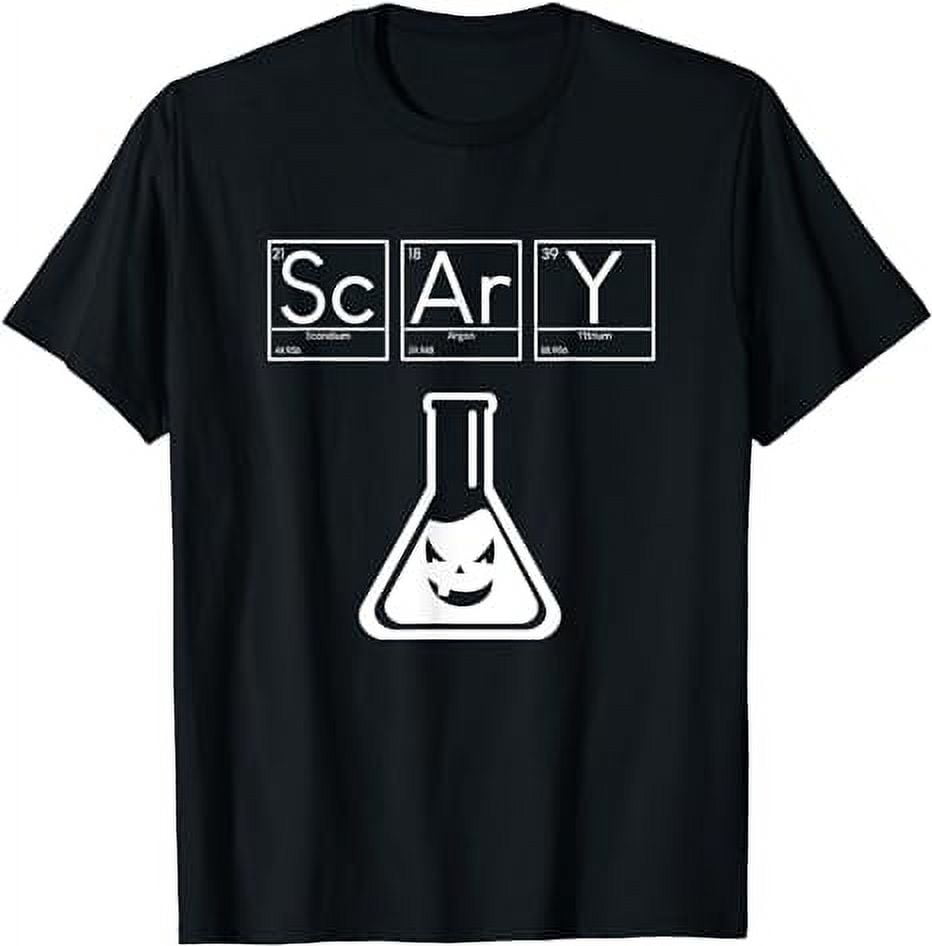 Scary periodic table halloween science T-Shirt - Walmart.com