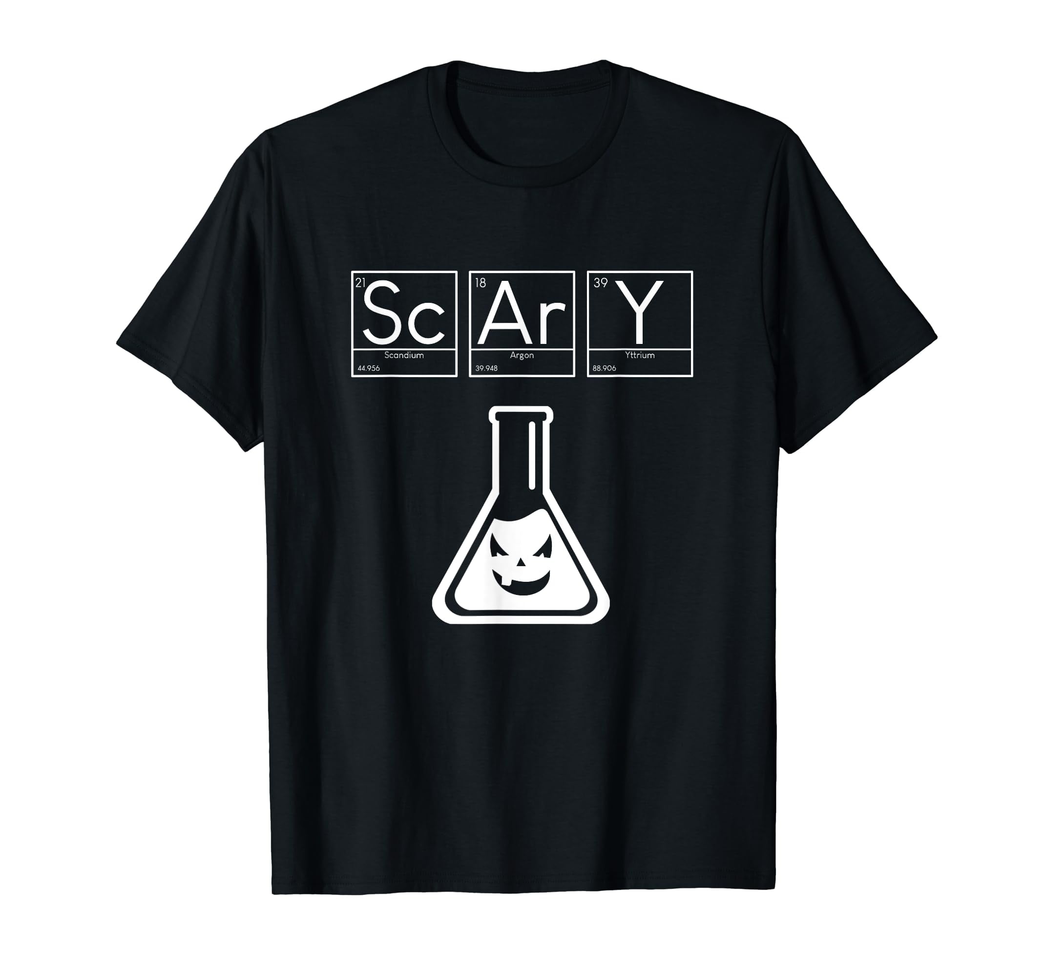 Scary periodic table halloween science T-Shirt - Walmart.com