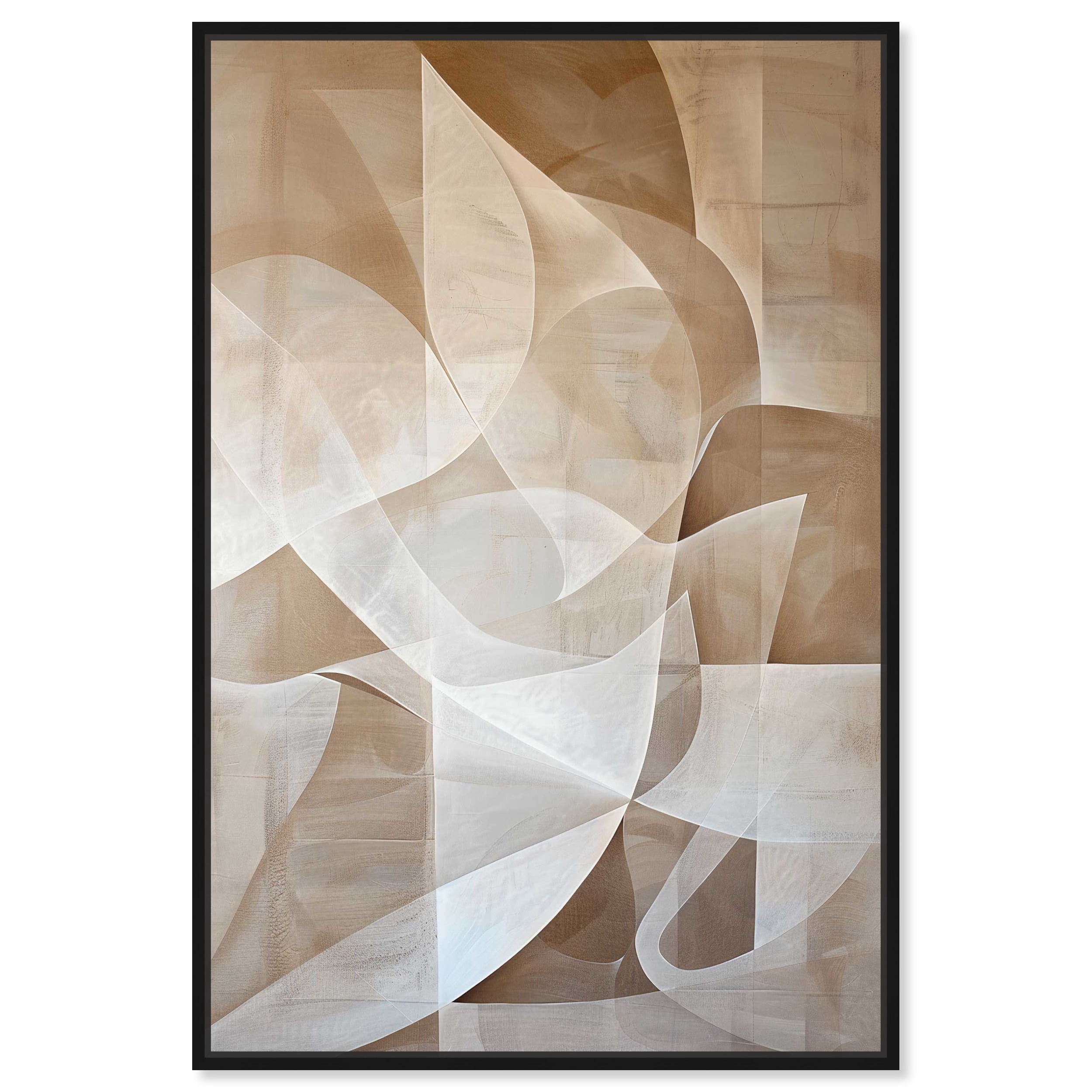 Scattered Thoughts Abstract Shapes Wall Art Canvas Wall Art by Art ...