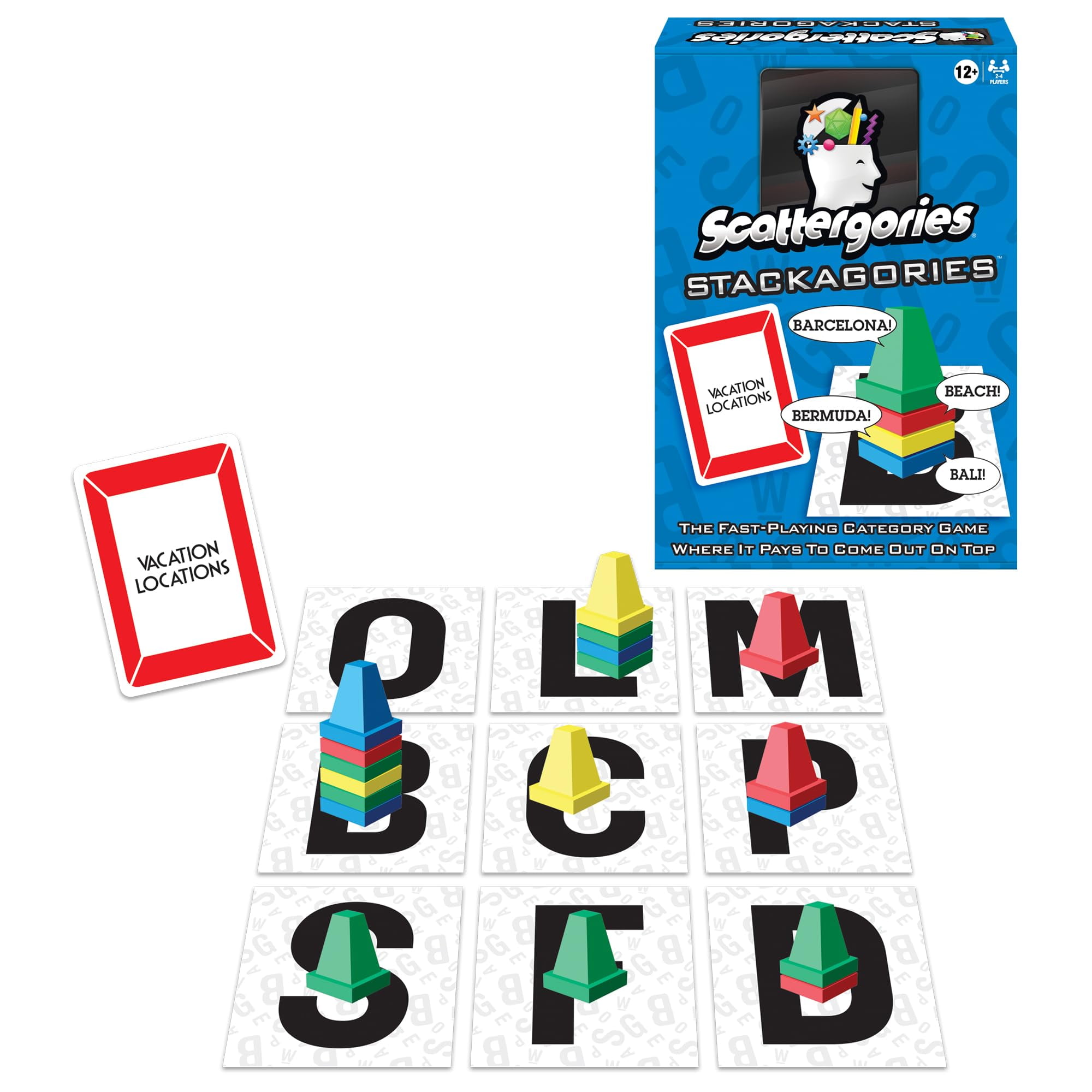 Scattergories Stackagories by Winning Moves Games USA, Fast-Playing ...