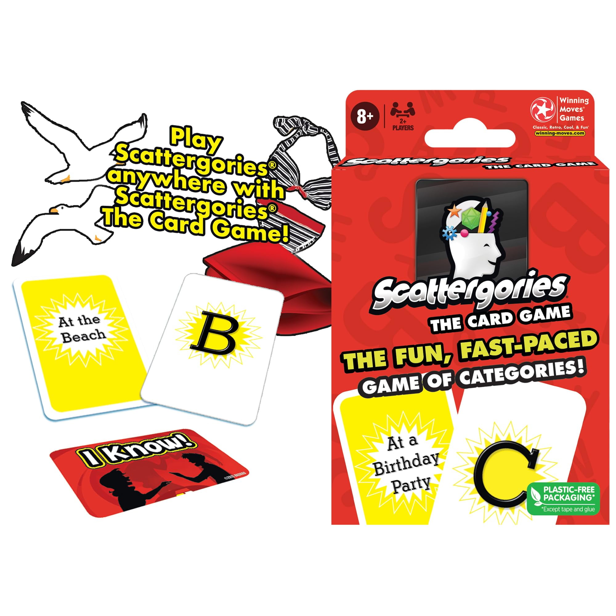 Scattergories The Card Game, Fast-Paced Play At Once Card Game of ...