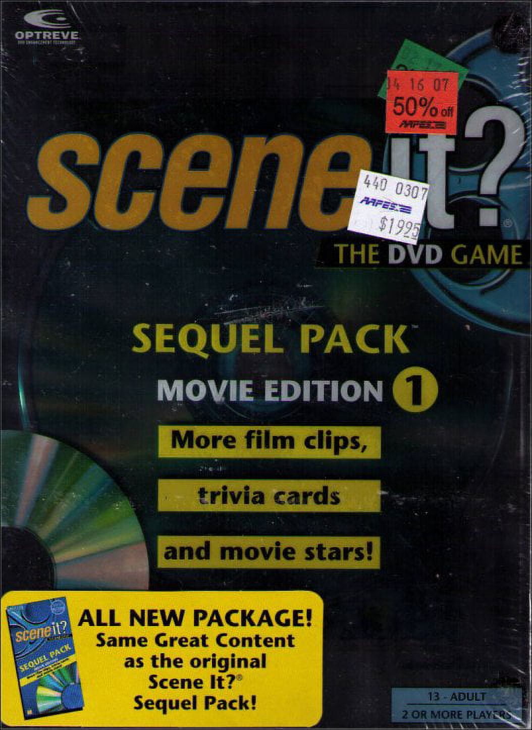 Scene It? The DVD Game Sequel Pack Movie Edition - (Mattel) - Walmart.com