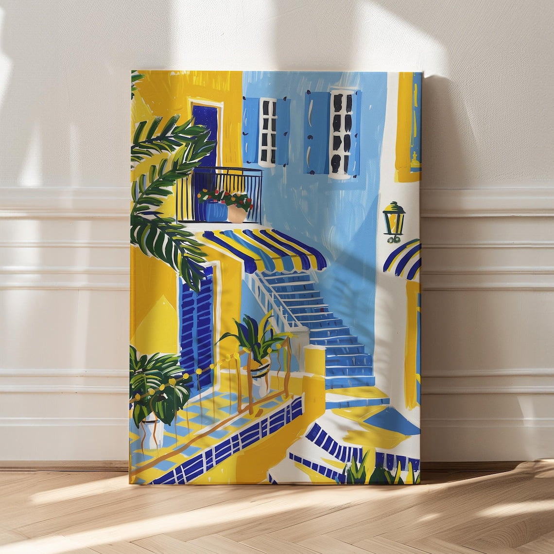 Scenery Drawing, Maximalist Art Kitchen Dining Room Decor, Art Print ...