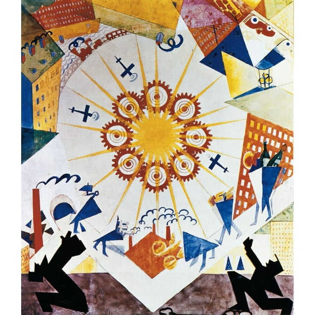 Scenery For The Vladimir Mayakovsky'S Play "Mystery-Bouffe" In 1919 ...