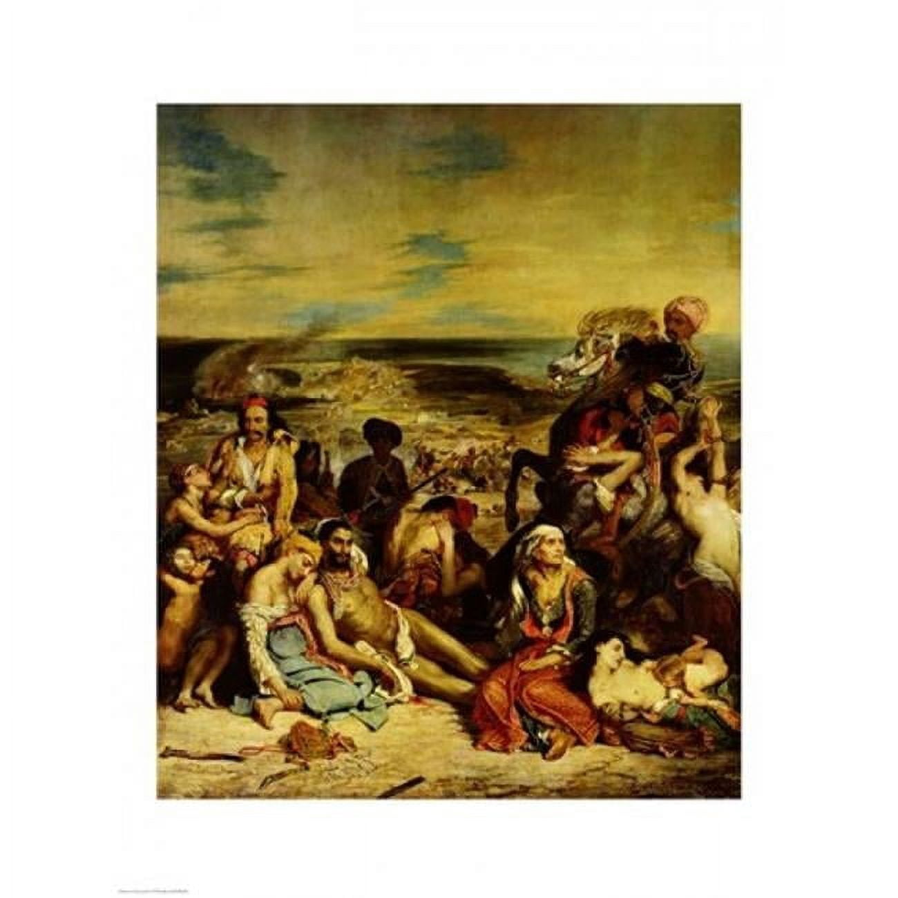 Scenes From The Massacre of Chios 1822 Poster Print by Eugene Delacroix ...