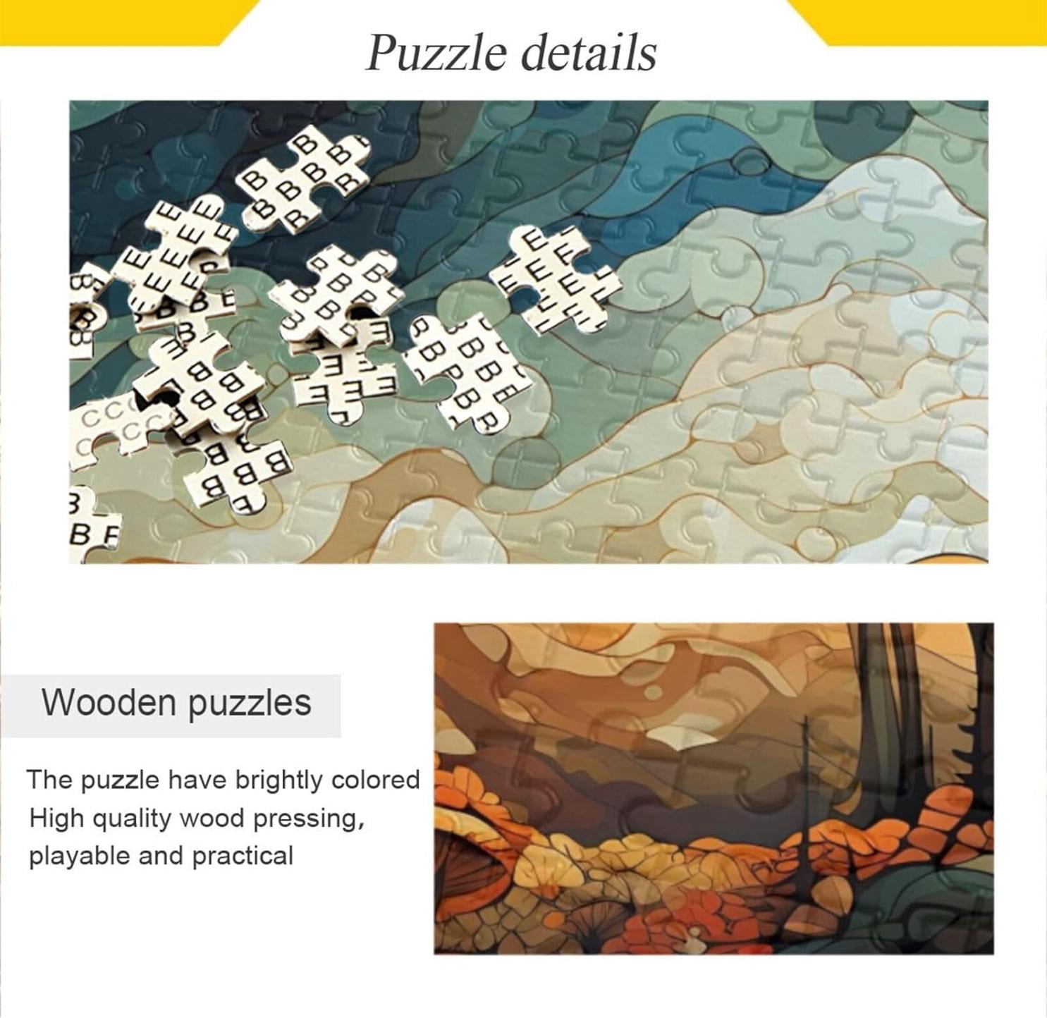 Scenes of Mushroom Jigsaw Puzzle 500 Pieces, Zigsaw with Storage Bag ...