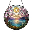 Scenic Blooming Tree Glass Suncatcher - Walmart.com