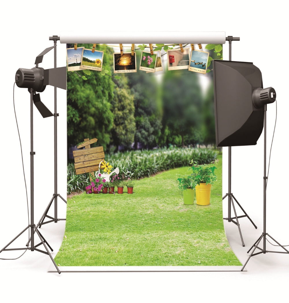 Scenic Grassland Photo Computer Printed Photo Backdrops Vinyl ...