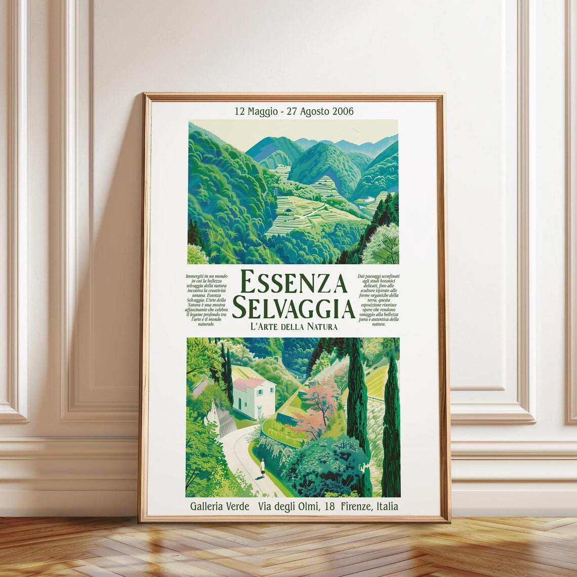 Scenic Italian Countryside Landscape Print – Essenza Selvaggia Nature ...