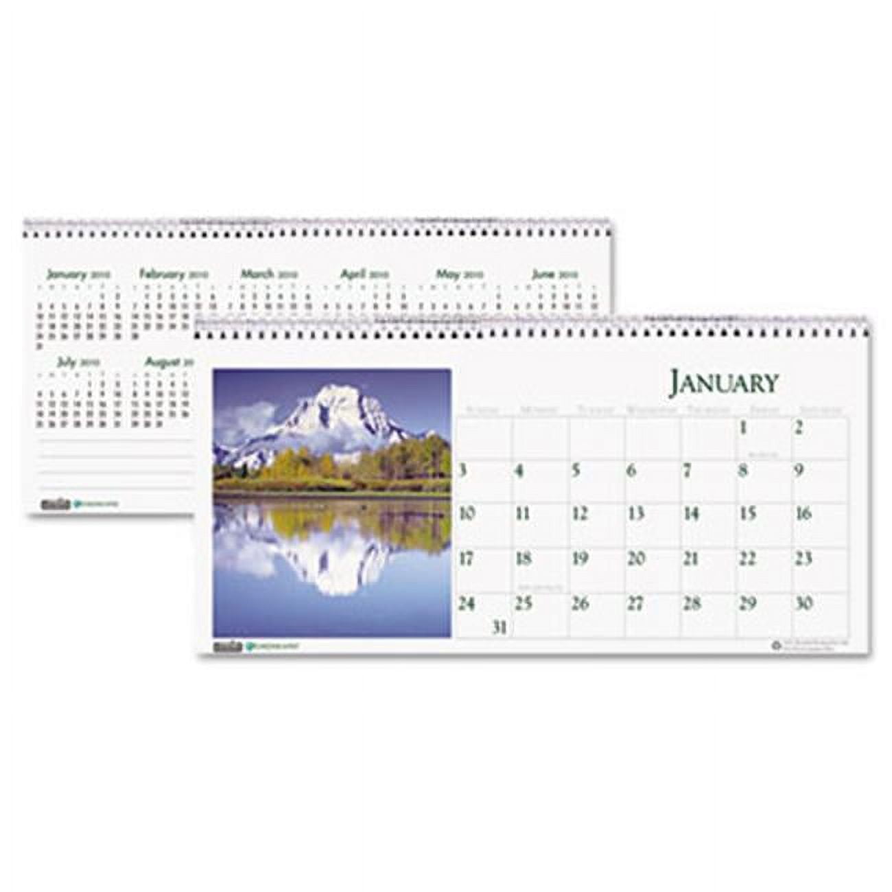 Scenic Photos Desk Tent Monthly Calendar 8-1/2 x 4-1/2 - Walmart.com