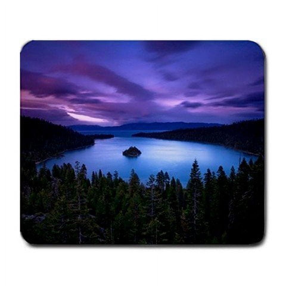 Scenic Purple Sky Lake Island Mouse Pad Mouse pads Gaming Mouse Pad 9 ...