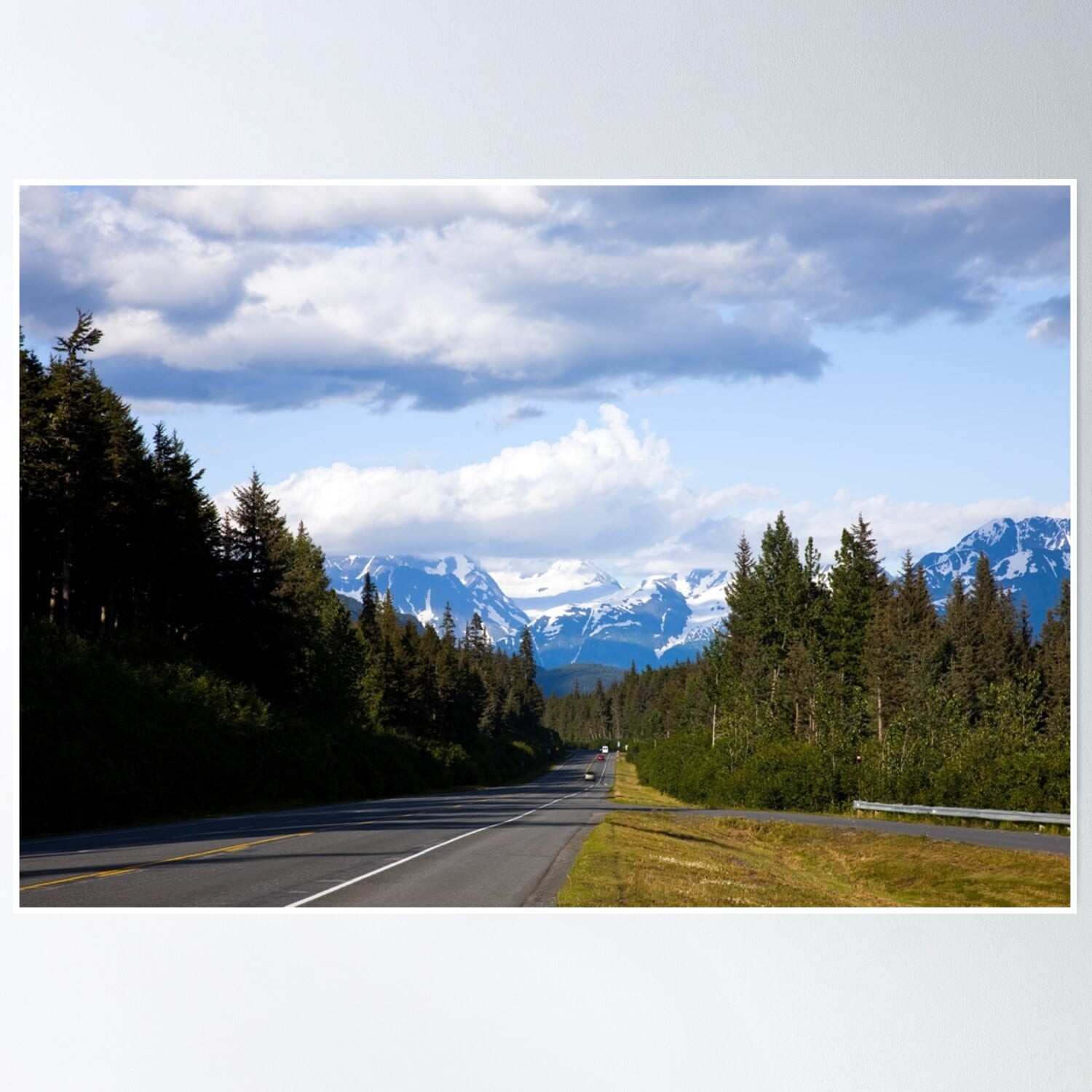Scenic Seward Highway In The Chugach National Forest, Alaska Poster ...