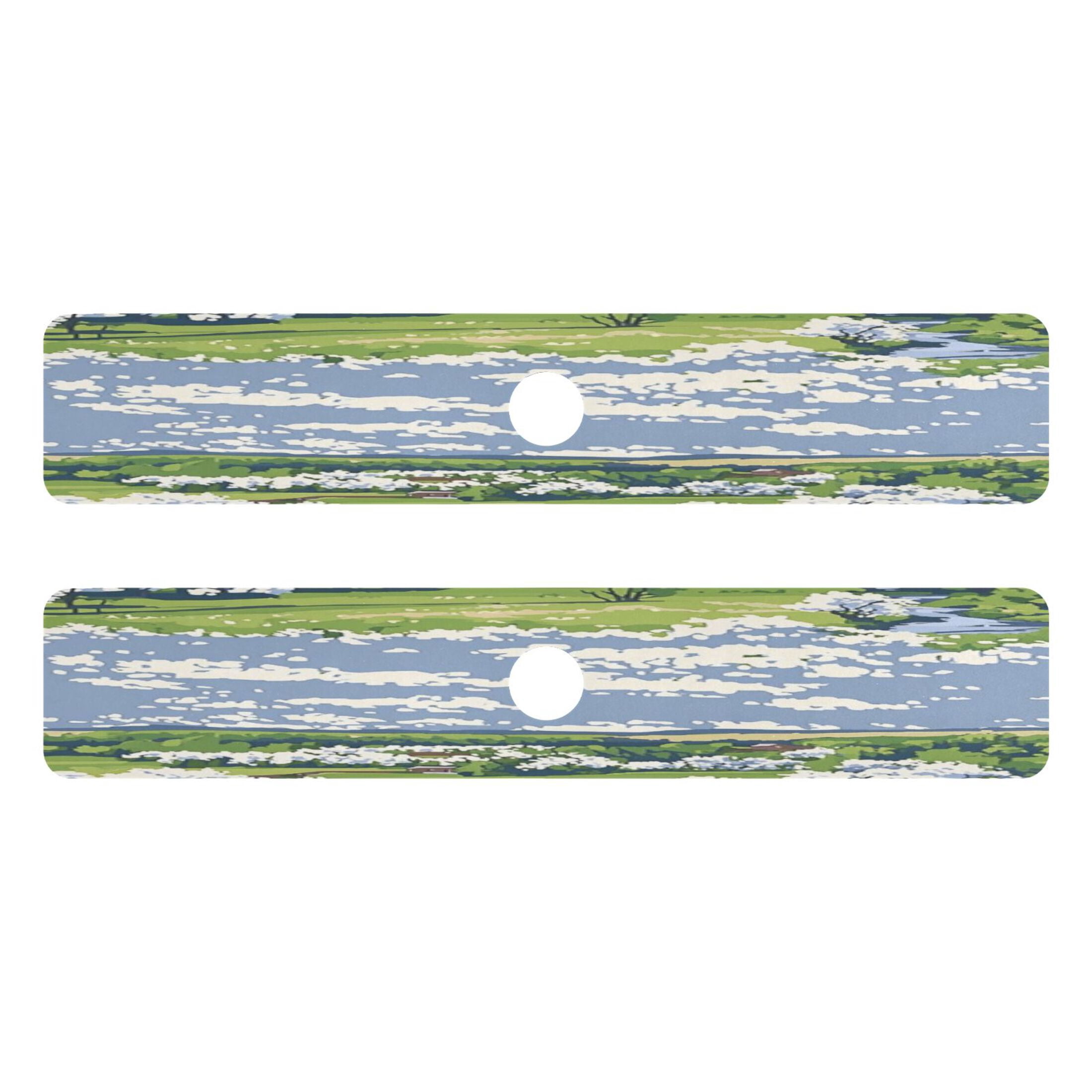 Scenic Spring Landscape Extra Long Silicone Algae Sink Mat 30x5.4in 2 ...