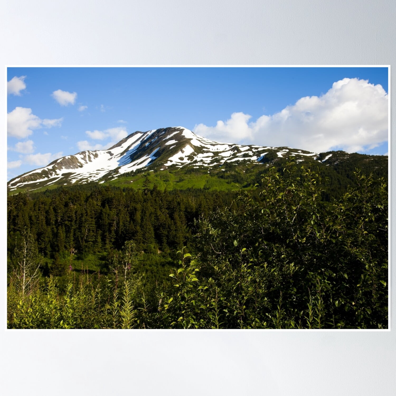 Scenic View From The Seward Highway In The Chugach National Forest ...
