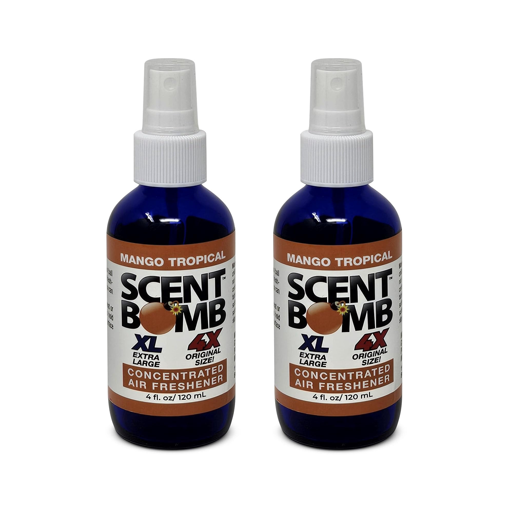 Scent Bomb Baby Powder Air Freshener Spray 2-Pack, Long-Lasting Odor ...