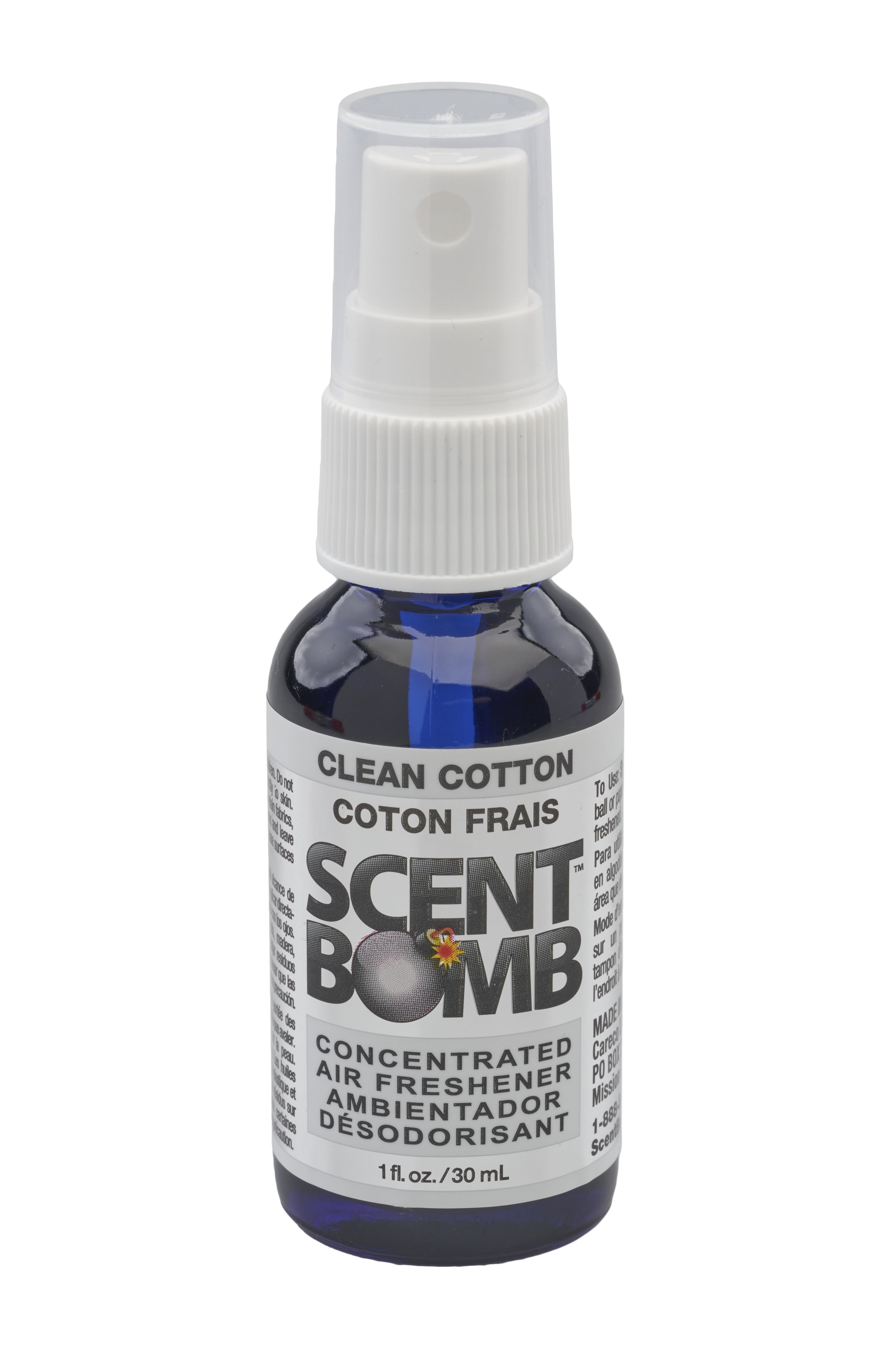 Scent Bomb Clean Cotton Scent Spray Air Freshener, 1 oz. - Walmart.com