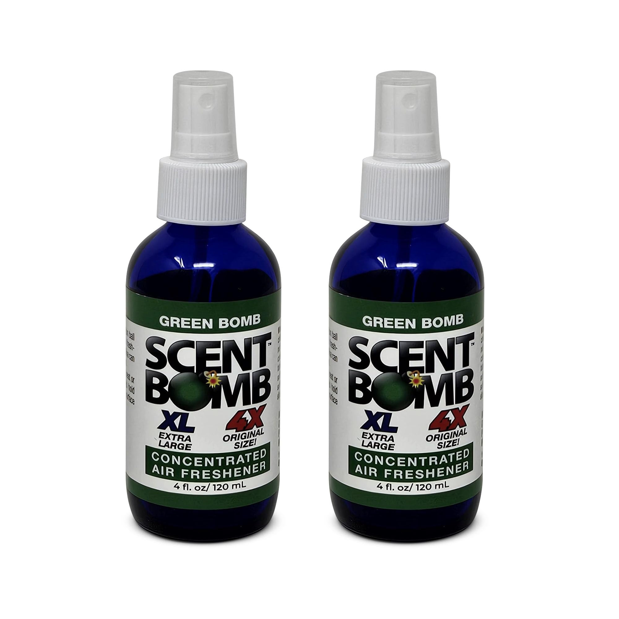 Scent Bomb Green Bomb Air Freshener Spray 2-Pack, Long-Lasting Odor ...