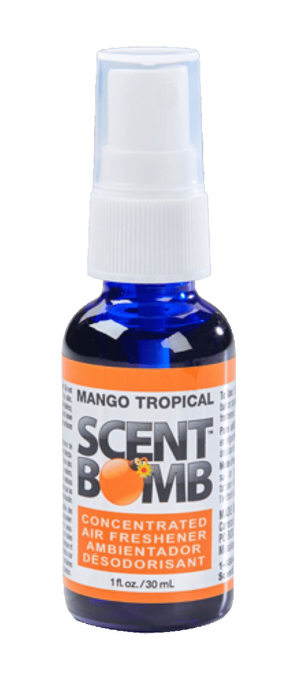 Scent Bomb Mango Tropical Scent Spray Air Freshener, 1 oz. - Walmart.com