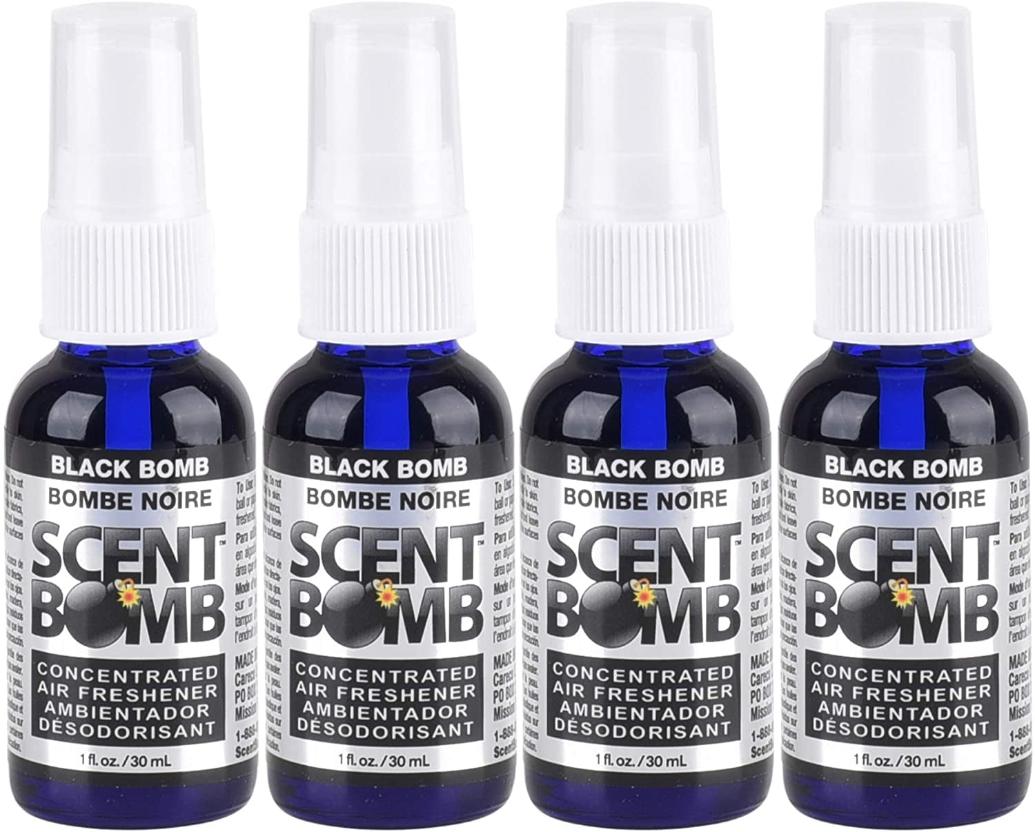 Scent Bomb Personal Aromatic Powerful Air Freshener Spray, 100% Oil ...