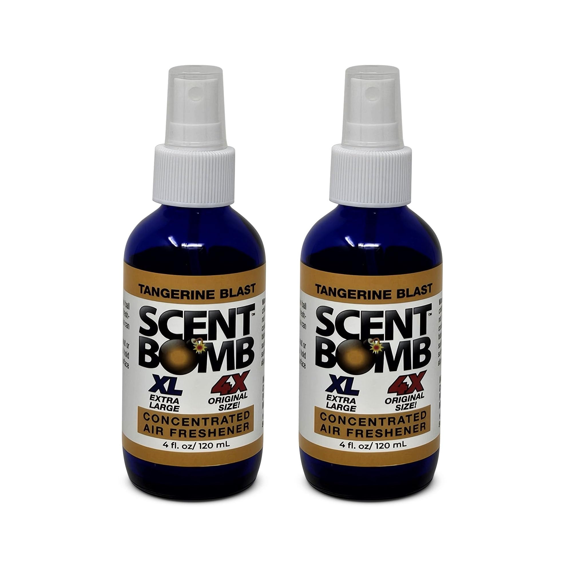 Scent Bomb Tangerine Blast Air Freshener 4 oz Spray 2-Pack, Long ...