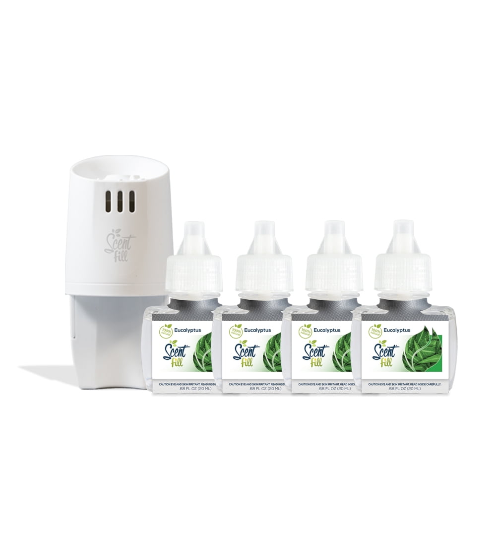 Scent Fill Eucalyptus Essential Oil Air Freshener Starter Kit - 100% ...