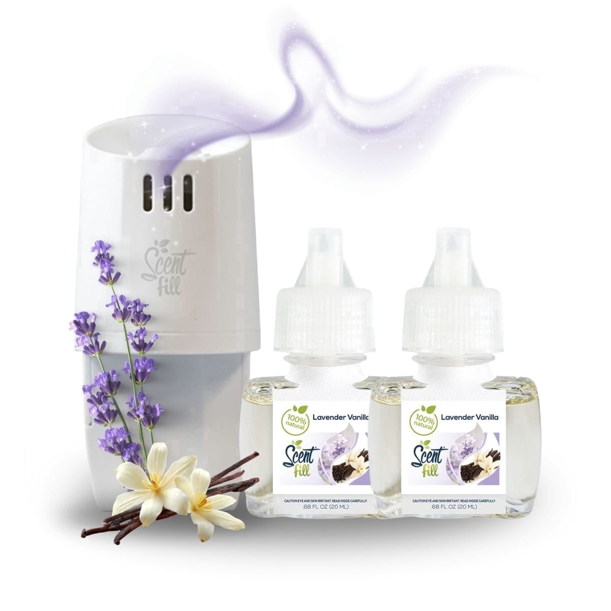 Scent Fill Lavender Vanilla Plug-in Air Freshener, Scented Oil Refills ...